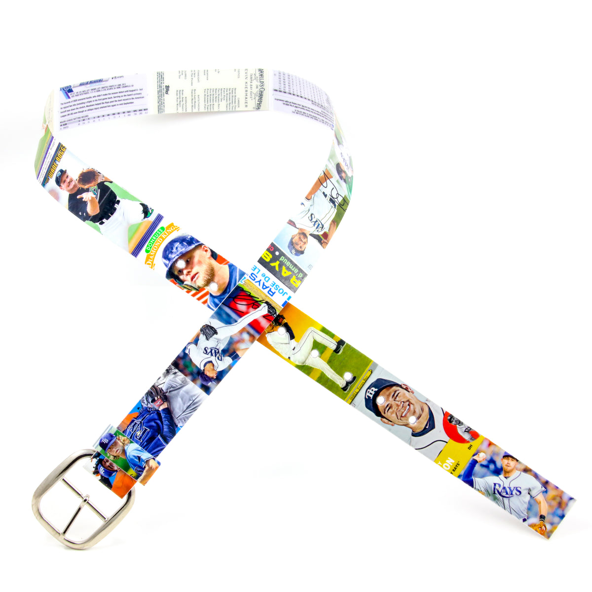 Tampa Bay Rays Baseball Card Belt #6 | Card Belts