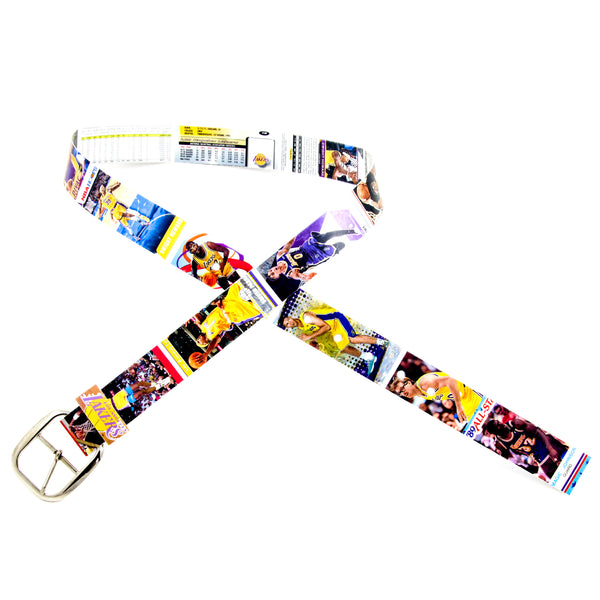 Los Angeles Lakers Basketball Card Belt #9 | Card Belts